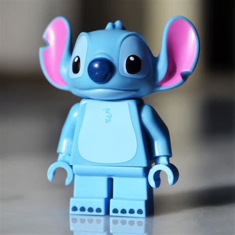 Stitch Genuine Lego Minifigure Rare Film Movie Version Design Animation Animated