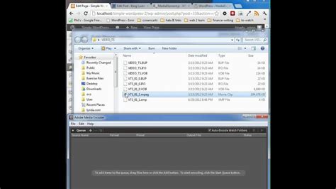 Part 21 Adding Html5 Video And Flash Fallback Video To Wordpress Youtube