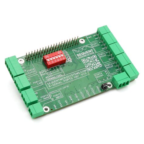 Eight Serial Ports 2 Layer Stackable Hat For Raspberry Pi The Pi Hut