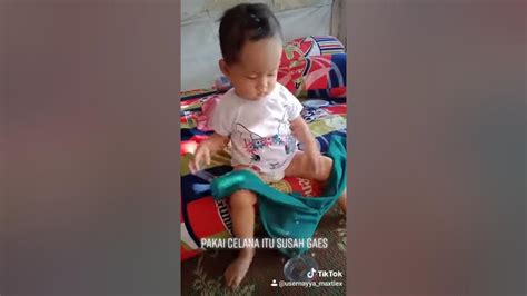 Belajar Pakai Celana Sendiri Youtube