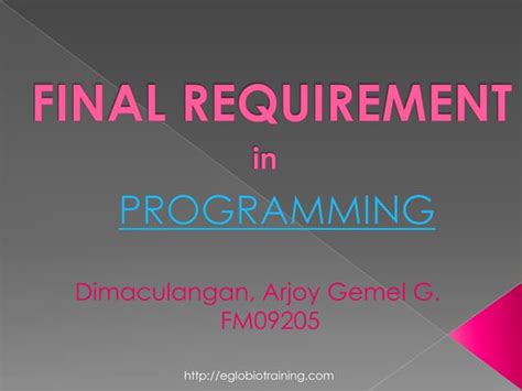 Switch Case In C Programming Pptx