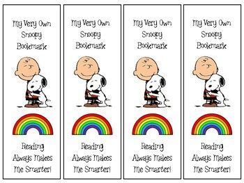 Snoopy Bookmarks Snoopy Classroom Classroom Themes Teacher Classroom