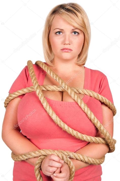 Upset Woman Tied Up Stock Photo By Raliada