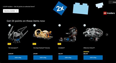 Double Lego Insider Reward Points On 20 Lego Star Wars Sets Including