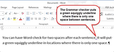 How To Add Two Spaces After A Period Automatically In Word 2013