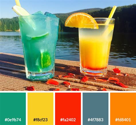 15 Summer Color Palettes With Hex Codes Vandelay Design