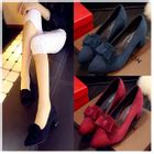 Sunsteps Bow Block Heel Pumps Yesstyle