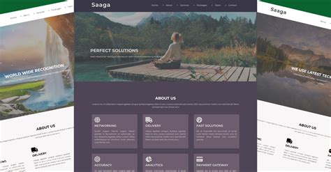 Saaga Bootstrap 5 Mobile Responsive Html5 Template