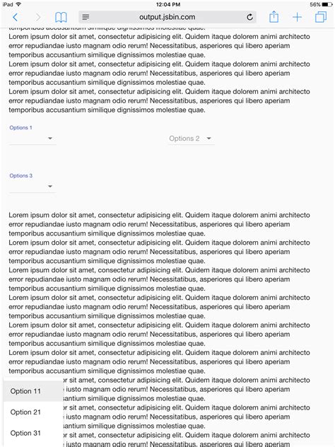 Select Dropdown Position Is Wrong In Ios Safari · Issue 11382 · Angularmaterial · Github