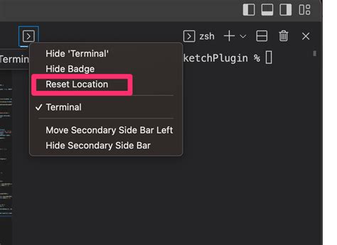 Visual Studio Code Moving The Terminal Back To The Bottom Stack Overflow