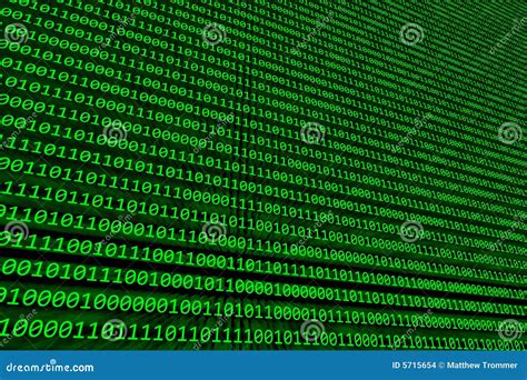 green binary background stock illustration illustration of encryption 5715654