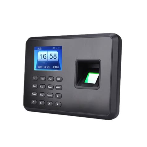 Biometric Fingerprint Attendance System 2 4 Inch Screen 600 Fingerprint Capacity Logs 10