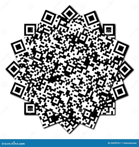 QR Code Abstract Pattern Stock Illustration Illustration Of Encryption