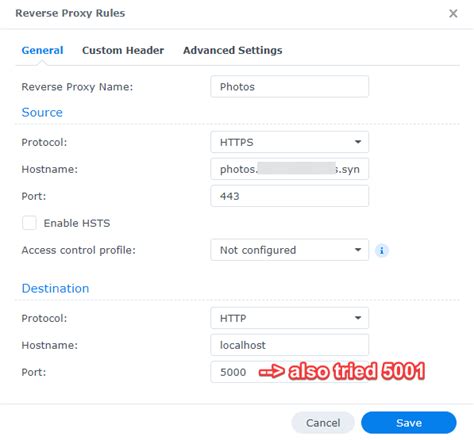 Access Synology Photos Through Synology Reverse Proxy Rsynology