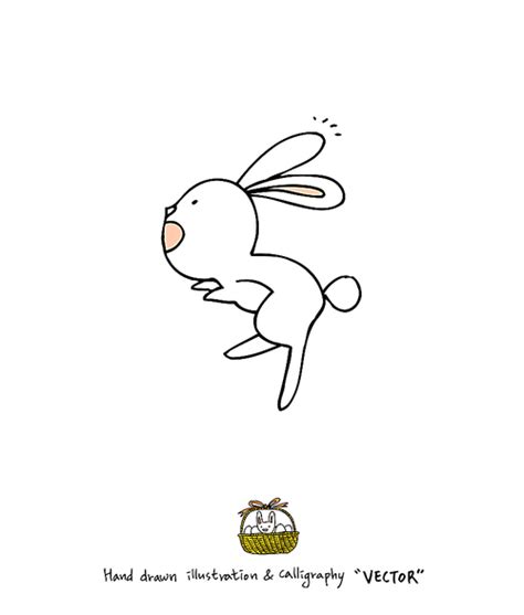 유토이미지 손으로 그린 부활절 일러스트