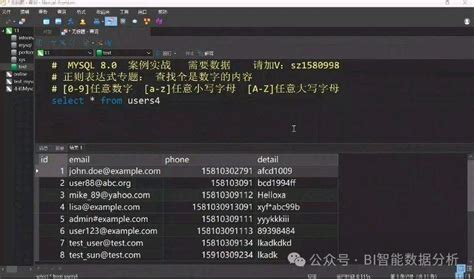 Mysql80正则表达式用法 知乎