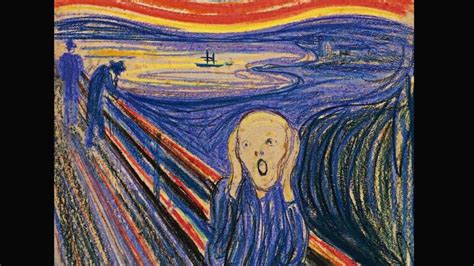 El Grito Cuadro De Van Gogh Munch Wallpaper Stickers For Sale