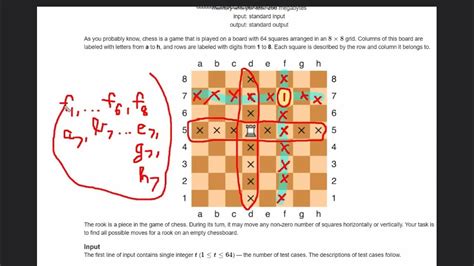 A Rook Codeforces Round 913 Div 3 Full Solution Youtube