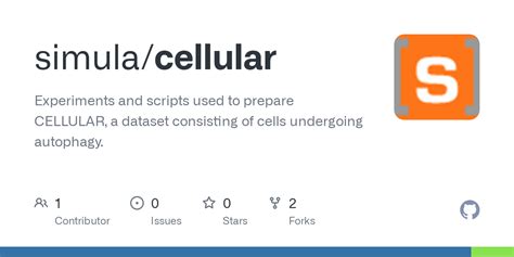 GitHub Simula Cellular Experiments And Scripts Used To Prepare CELLULAR A Dataset Consisting