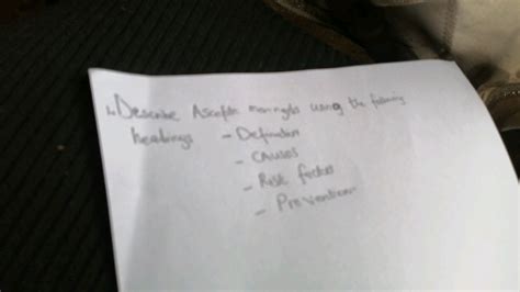 Describe Aseptic Meningitis Using The Following Headings Definition Caus