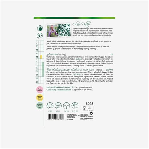 Fröer Amarant Viridis