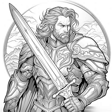 Downloadable And Printable Dandd Custom Male Human Fighter Character Sheet Dming Dad