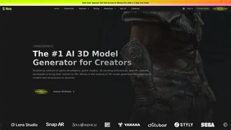 meshy ai the leading ai 3d model generator for creators mossai professional ai tool