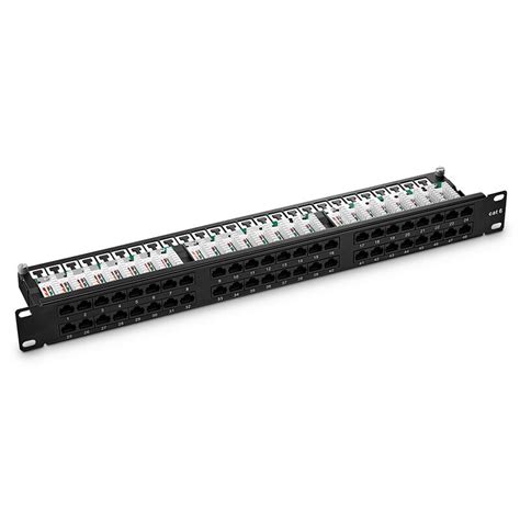 Buy Wholesale China 48 Port 1ru Cable Management Bar Included Cat6 110 Style Patch Panel Patch