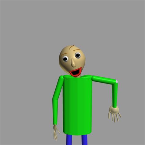 Baldis 3d Anim8or Model V57 3d Models