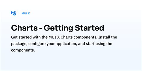 Charts Getting Started Mui X