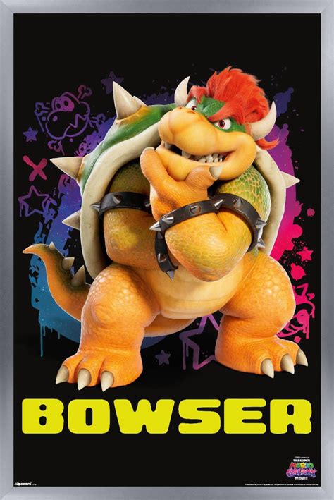Nintendo The Super Mario Galaxy Movie 2026 Bowser Wall Poster 22