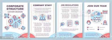회사 구조 브로셔 템플릿 레이아웃입니다 회사 직원 관리 전단지 소책자 선형 그림이있는 전단지 인쇄 디자인 잡지 보고서 광고