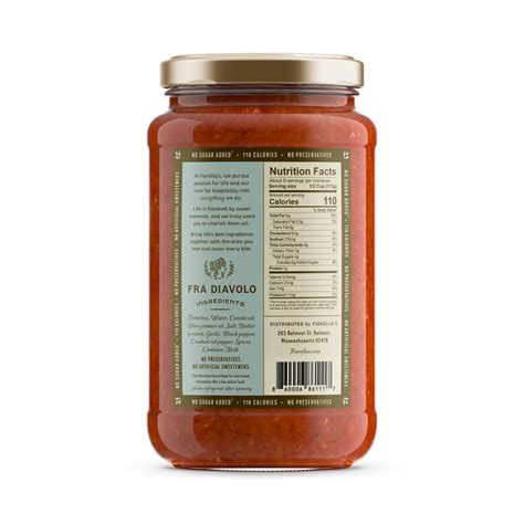 Fiorellas Fra Diavolo Sauce Fiorellas Market