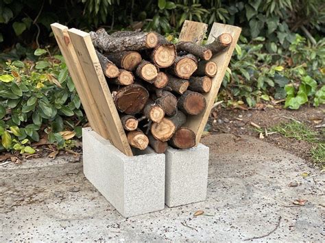 How To Build A Simple Firewood Rack Firewood Storage Outdoor Outdoor Firewood Rack Firewood Rack