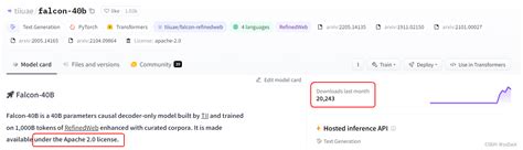【ai实战】开源且可商用的 40b 大语言模型 Falcon 40b中文falcon基础模型 开练为对话模型 Csdn博客