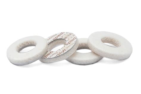 White Skin Flute Pad With 9mm Hole Gfwo