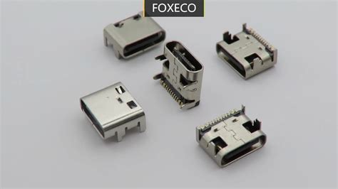 Type C母座16pin四脚插件6p贴片typec母座type C板上接口连接器厂 阿里巴巴