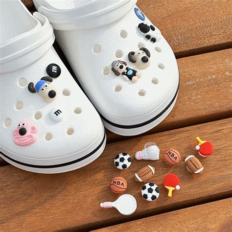 ⚽당일출고⚽ 운동선수 그로밋 올릭픽 신발꾸미기 파츠 세트 9pcs 축구 농구 배드민턴 생일선물 에이블리