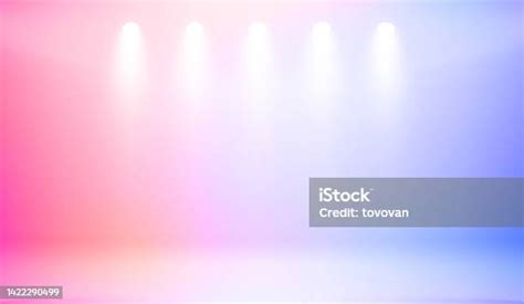 프로젝터가있는 생생한 조명 스튜디오 3d 벡터 일러스트 레이 션 0명에 대한 스톡 벡터 아트 및 기타 이미지 0명 3차원