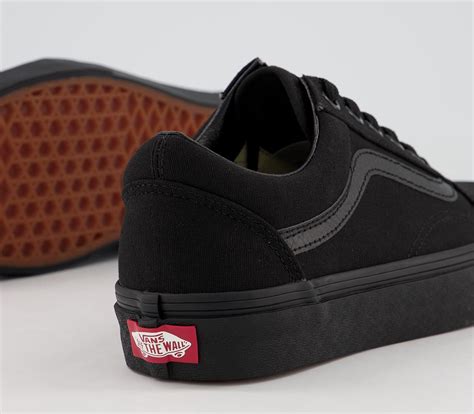 Vans Old Skool Trainers Black Unisex Sports