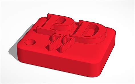 3d Design Key Chain Tinkercad