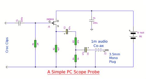 PC Scope Probe Measuring And Test Circuit Circuit Diagram SeekIC Com