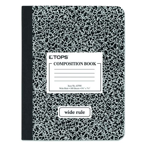 Tops® Wide Rule Composition Book Notebooks