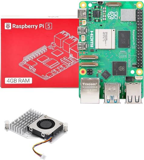 Raspberry Pi 5 Single Board 4gb With Included Active Cooler Amazon Ca Electronics