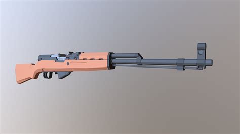 Sks 3d Model By Eric5283 [aed971d] Sketchfab