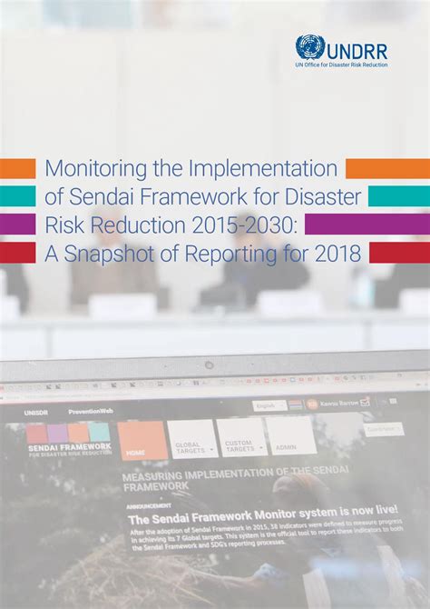 Monitoring The Implementation Of Sendai Framework For Disaster Risk Reduction 2015 2030 A