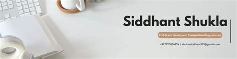 Siddhant Shukla 5⭐hackerrank 1402codechef 100leetcode Full Stack Developer 🌍