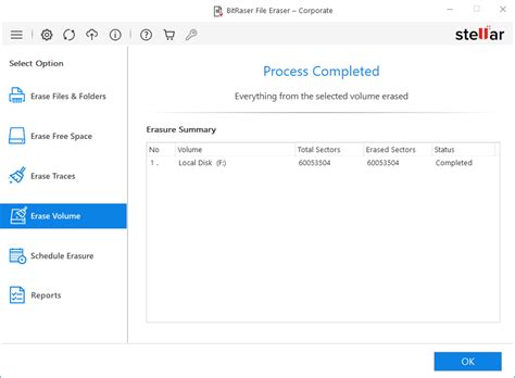 BitRaser File Eraser Erasing Volume Online Help