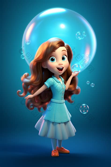 公主女孩梦幻png下载 包图网