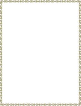 Arrow Page Borders Frames By Nulu Press TPT